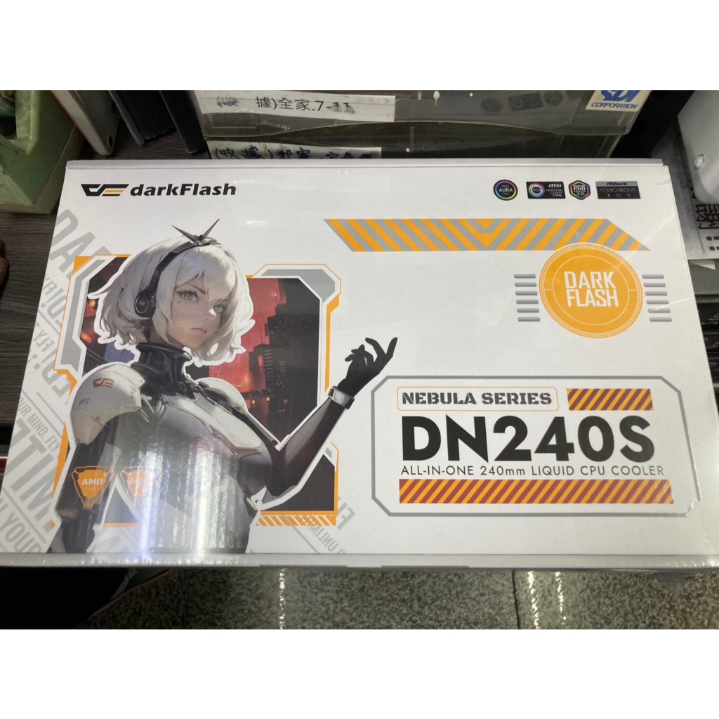 darkFlash Nebula DN240S 一體式水冷 LCD白色 水冷散熱器 全新📌自曲優惠價2890 | 蝦皮購物