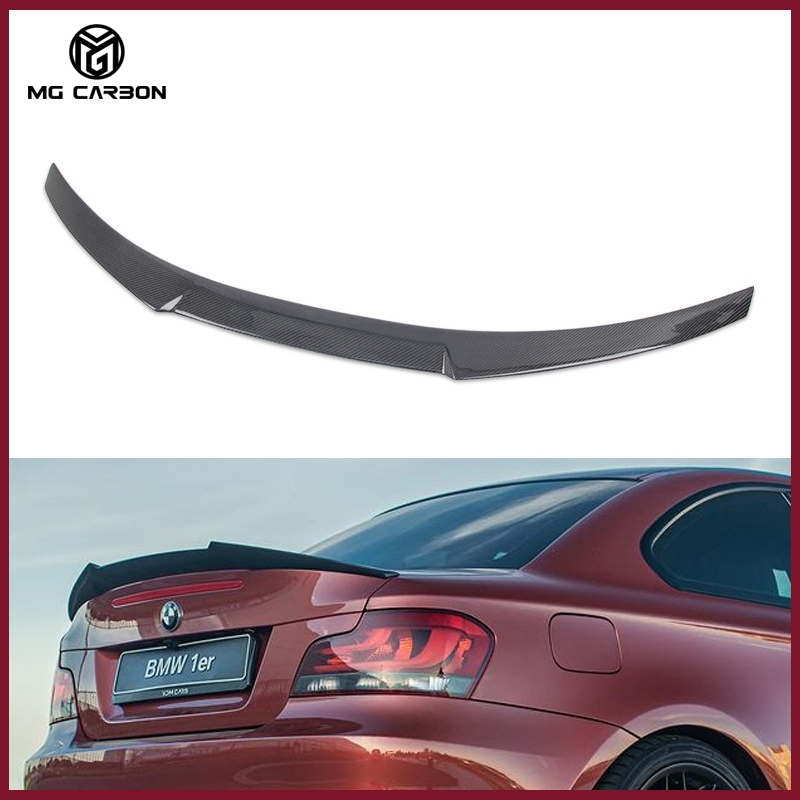 【正卡夢碳纖維】BMW E82 M4款碳纖維尾翼改裝擾流板 | 蝦皮購物