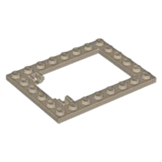 COOLPON｜這是樂高®LEGO®的正版零件 Plate 6x8 門框 陷阱 92107 4595709 深砂 | 蝦皮購物