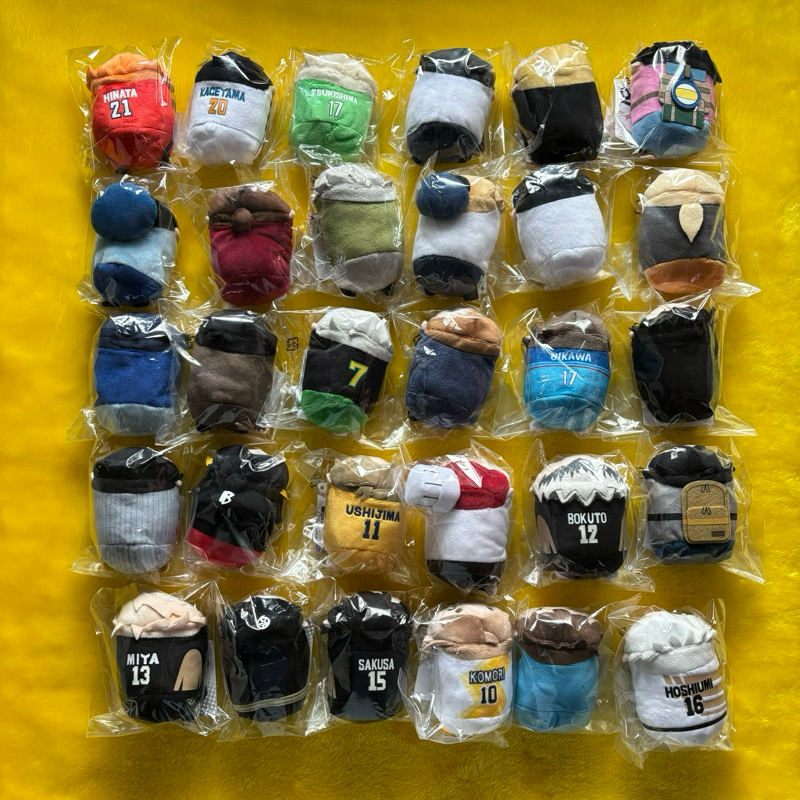 ★現貨 正版 排球少年 js jump shop 10週年 趴娃 趴趴 娃娃 | 蝦皮購物