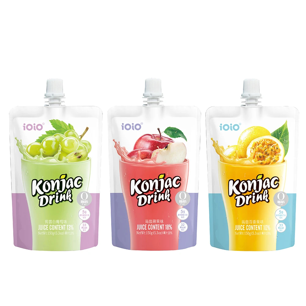 【疲老闆】臺灣 ioio 超口感蒟蒻 百香果 蘋果 白葡萄 100g 包 蒟蒻飲 ioio 蒟蒻 果凍飲 果凍 | 蝦皮購物