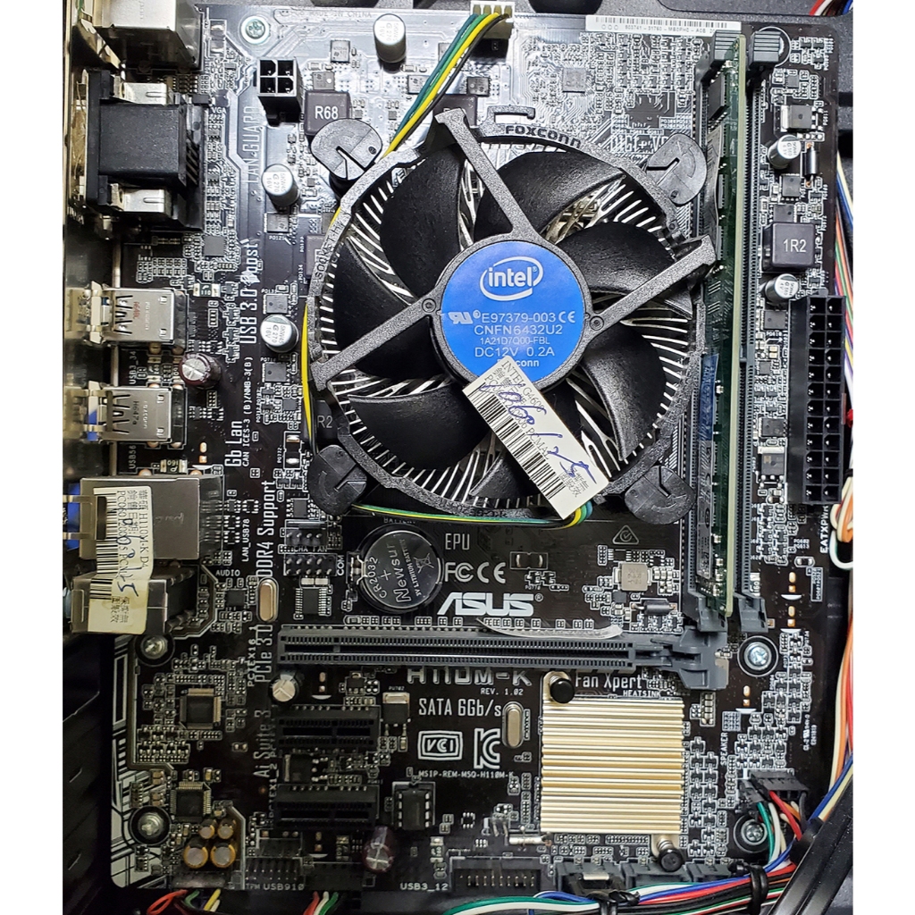 INTEL G4600、ASUS H110M-K、美光DDR4-8G電腦主機 | 蝦皮購物