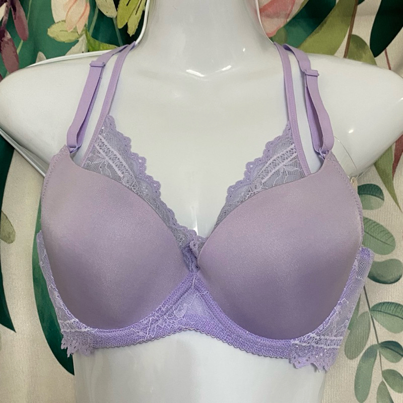 Easy shop紫/膚/黑色美背軟鋼圈內衣褲70D/75BC/80BC | 蝦皮購物