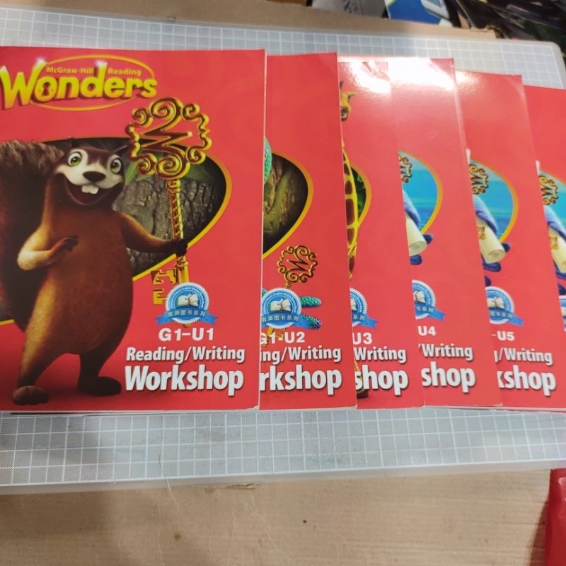 Wonders英語學習教材 reading/writing G1-U1-6共計6本合售 | 蝦皮購物