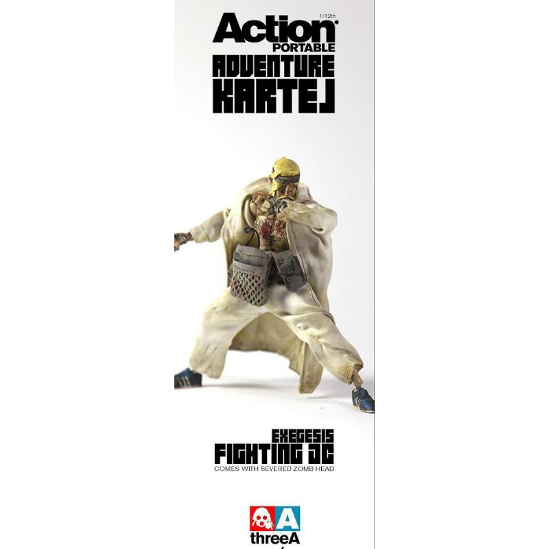 【宅家收藏館】threeA - 絕版品 戰鬥耶穌 （Fighting JC）1/12 Action Portable | 蝦皮購物