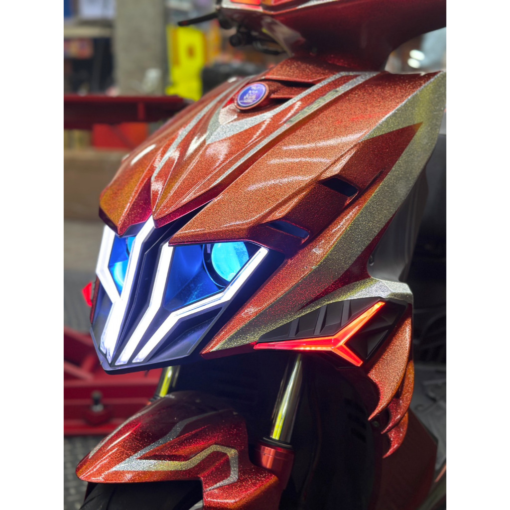 上逸車業 金鑫小戰神 白光 璀璨版 JETSL 幻彩 前方向燈 日行燈 流水方向燈 戰神前方向燈 JETS JETSR | 蝦皮購物