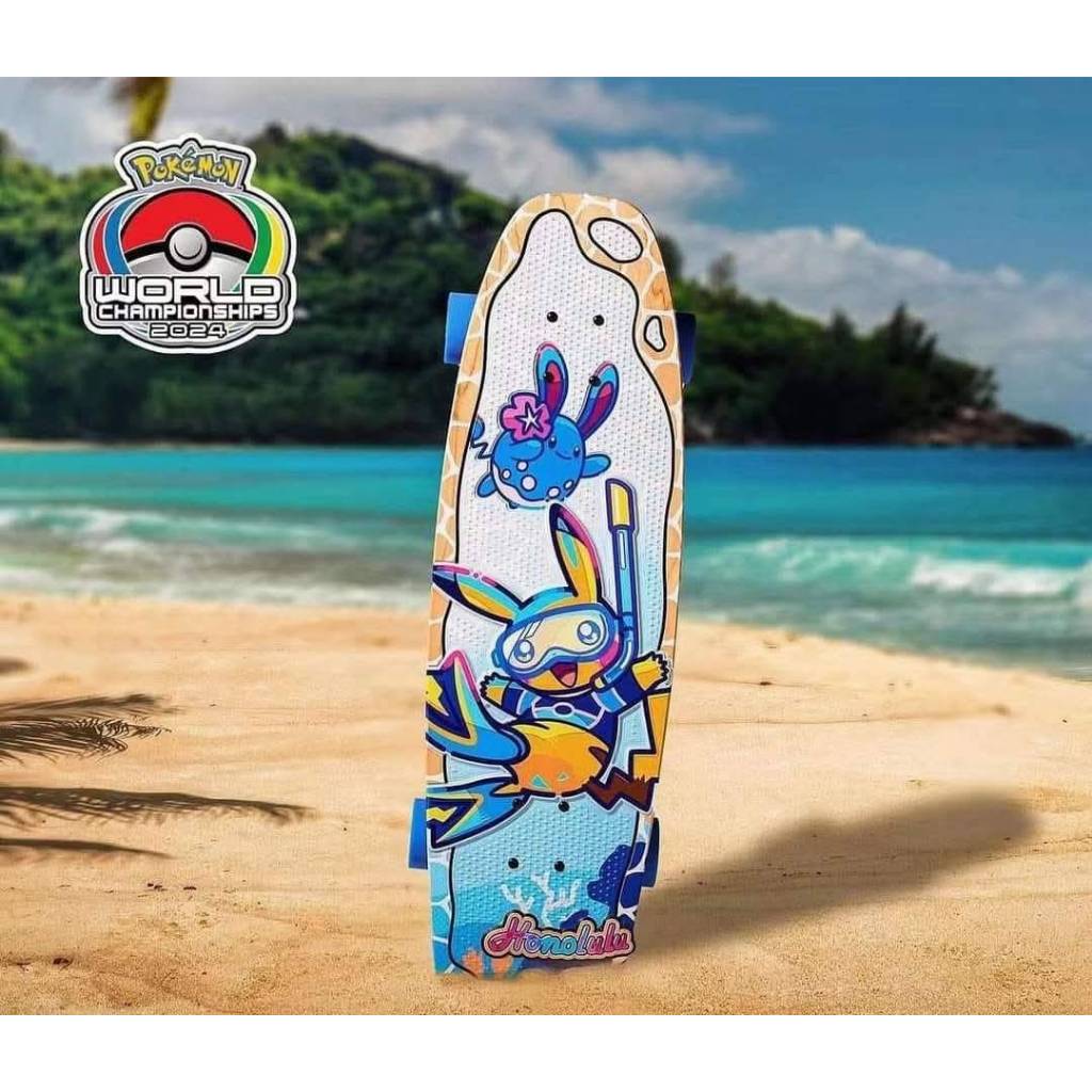 寶可夢衝浪滑板 Pokemon WCS 2024 限定 POKEMON center x Bear Walker 聯名款 | 蝦皮購物