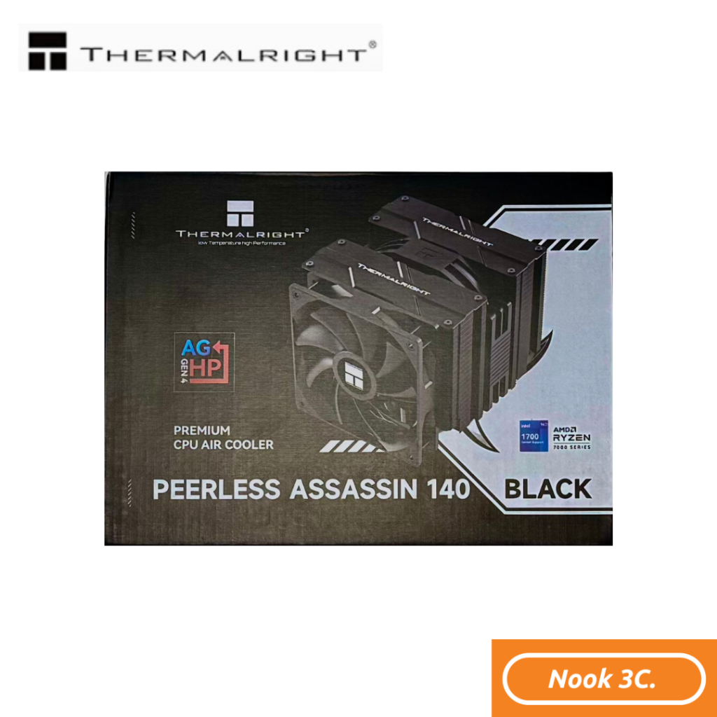 現貨秒出🌟全新 利民 Thermalright PA140 Black 散熱器 黑化 CPU六熱管散熱器 | 蝦皮購物