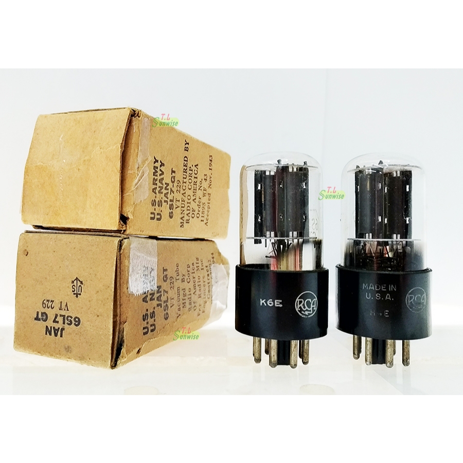 6H9C ︽NO:6347 美國 RCA 6SL7 GT/ VT-229 (NIB 真空管 ( 5691 ; ECC35 | 蝦皮購物