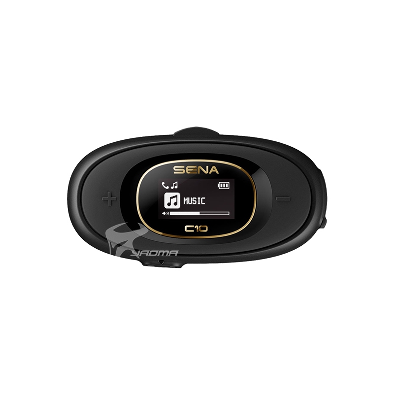 【SENA】C10 安全帽藍牙耳機 支援四人對講 LCD螢幕 多工混音 16小時續航力｜耀瑪騎士機車部品 | 蝦皮購物