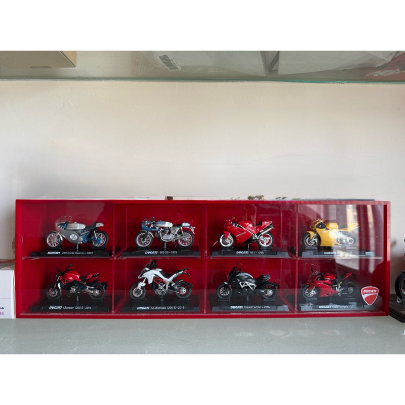 【免運】7-11 Ducati 杜卡迪 重機模型 全套含壓克力收藏盒 | 蝦皮購物
