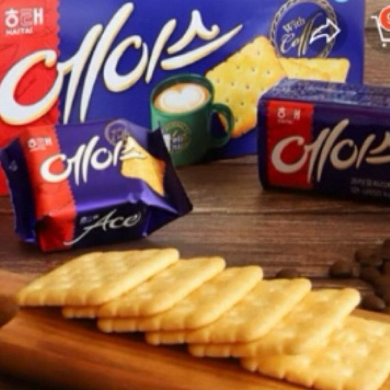 韓國 海太 HAITAI蘇打餅 ACE 蘇打餅乾 即期 24公克2025-0902 隨手包餅乾 | 蝦皮購物