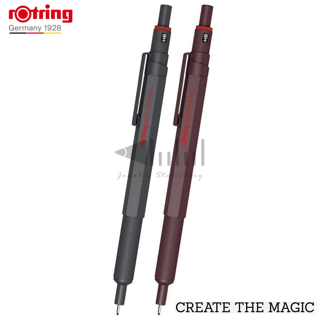 【台日文具】現貨 快速出貨 日本限定版 rOtring 德國紅環 600 製圖鉛筆 0.5 新色系 深色石紋/巧克力松露 | 蝦皮購物
