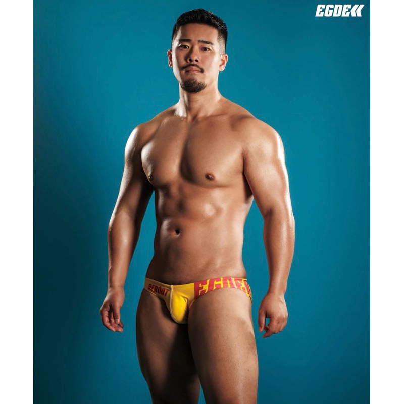 日本EGDE超低腰經典（黃色/M號）REBOOT RE系列三角泳褲。現貨在台，免等待。日本製。 | 蝦皮購物