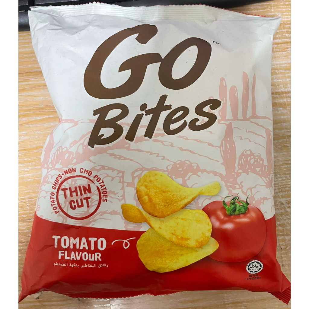 現貨 夾娃娃機商品轉售 go bites 馬來西亞 GB啃吧 洋芋片 蕃茄風味 60G | 蝦皮購物