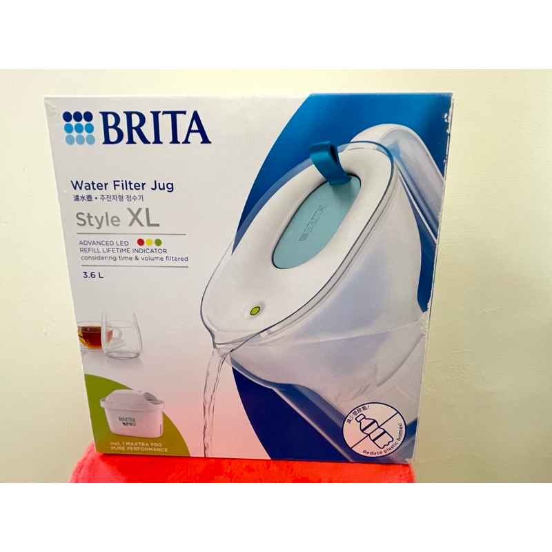 BRITA STYLE XL 3.6L純淨濾水壺(一壺含一濾心) | 蝦皮購物