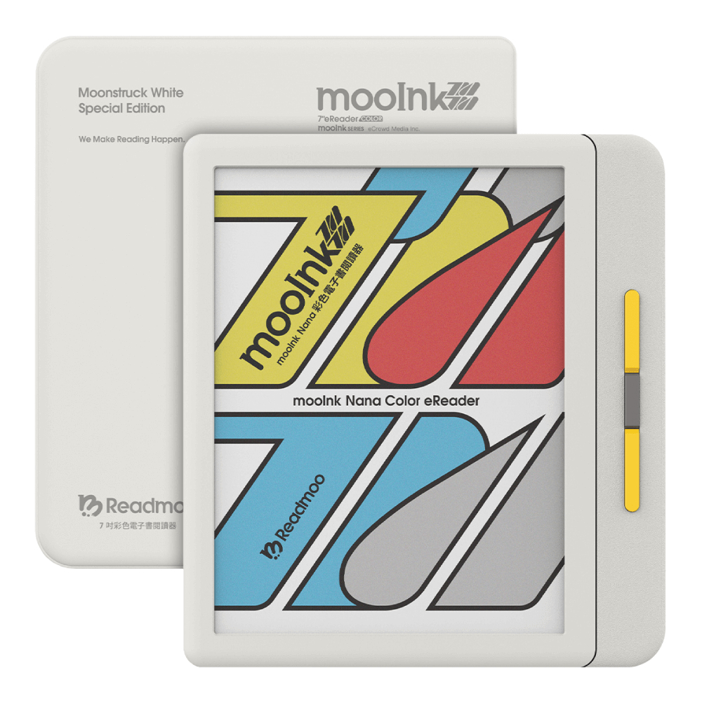 Readmoo讀墨7吋mooInk Nana彩色電子書閱讀器/ 迷月白 eslite誠品 | 蝦皮購物