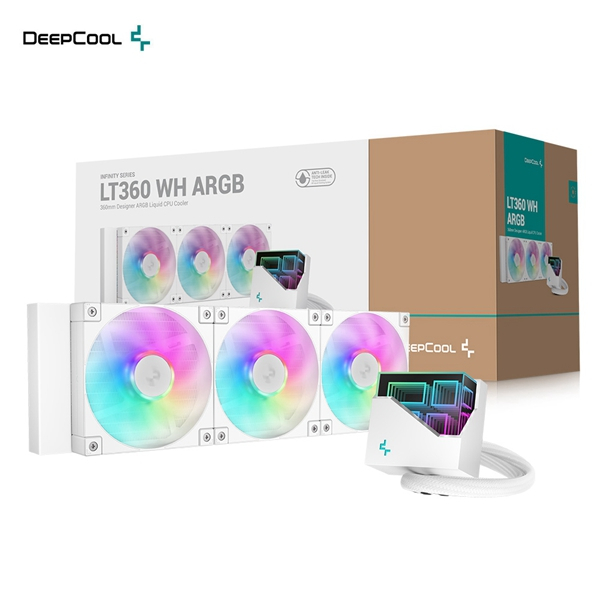 DEEPCOOL 九州風神 LT360 ARGB WH白色/360 一體式水冷排散熱器 | 蝦皮購物