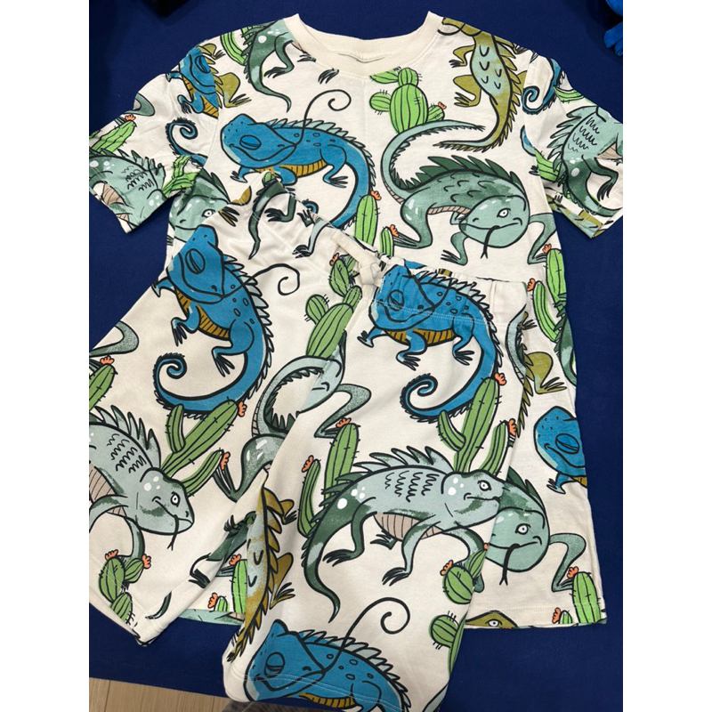 (2手）H&M蜥蜴套裝（134cm) | 蝦皮購物