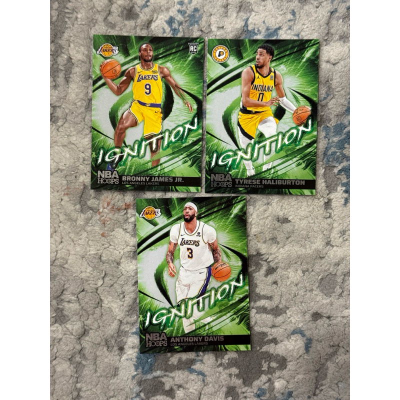 nba球員卡24-25 Hoops 特卡 Ignition Bronny James Haliburton Davis | 蝦皮購物