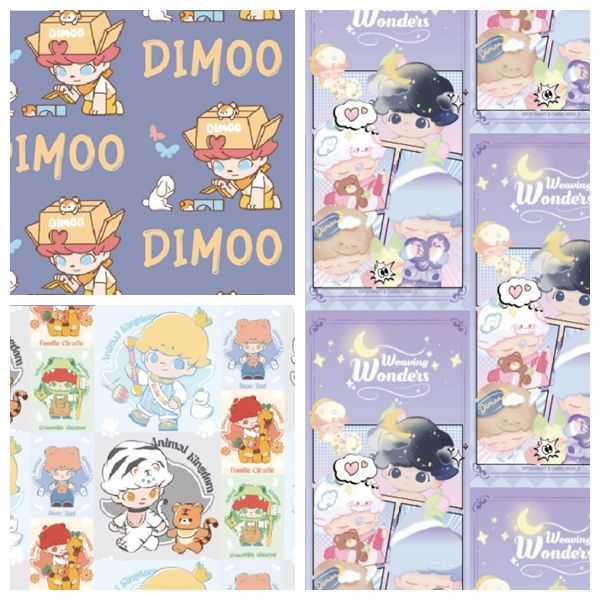 Dimoo『布料可選』小男孩 防潑水布 卡通布 DIY 桌巾 手作 背景布 硬挺 護士帽 手帳 布 | 蝦皮購物