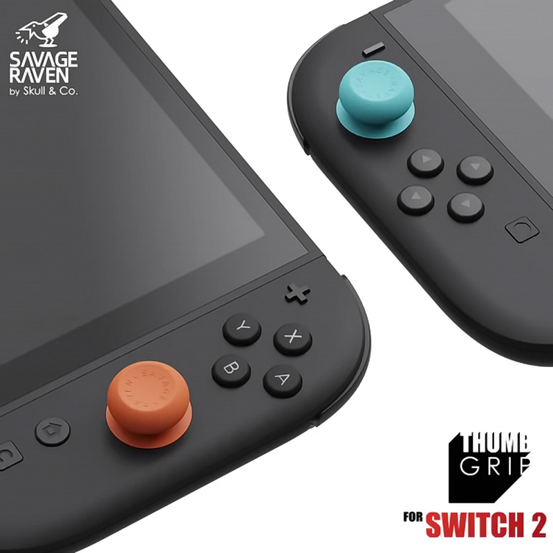 任天堂 SWITCH2 NS2 SAVAGE RAVEN SKULL&CO JOYCON2 手把 搖桿帽 類比套 保護蓋 | 蝦皮購物