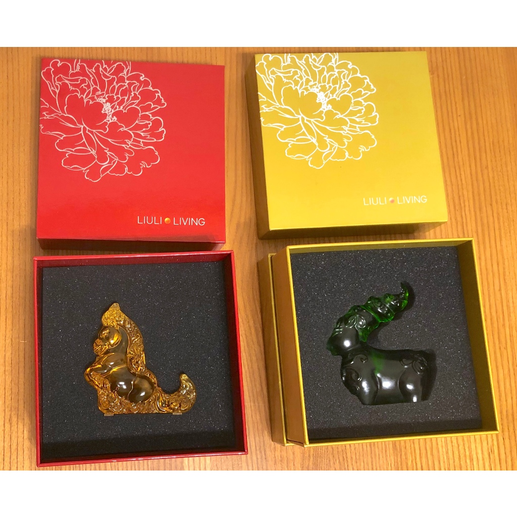 琉璃工房 LIULI LIVING 十二生肖 羊 羊羊如意 吉事有祥 天馬如龍 琉璃飾品 | 蝦皮購物