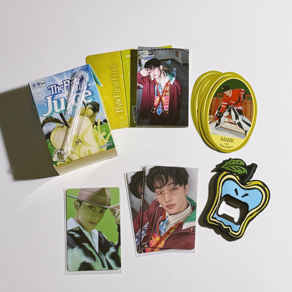 已拆全專｜nct mark 馬克 the firstfruit first juice ver 小卡 | 蝦皮購物