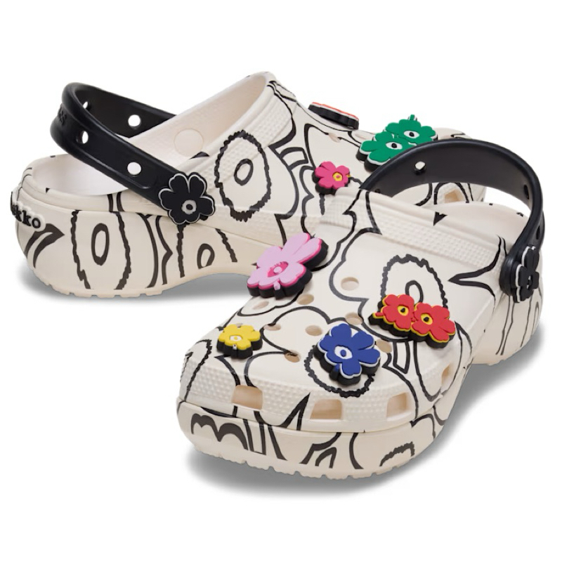 預購 現貨Marimekko荷蘭 罌粟花 雲朵 聯名W crocs Platform洞洞鞋 Classic Clog | 蝦皮購物