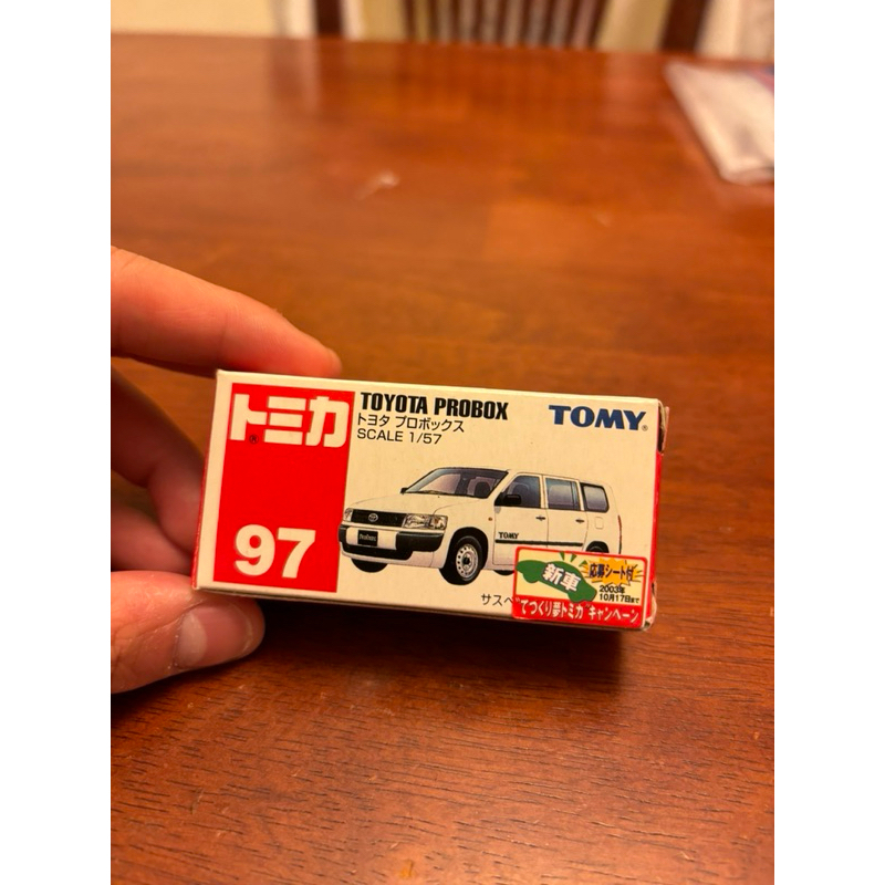 Tomy Tomica 多美小汽車 NO.97 TOYOTA PROBOX 新車貼 舊藍標 業務用車 藍標 | 蝦皮購物