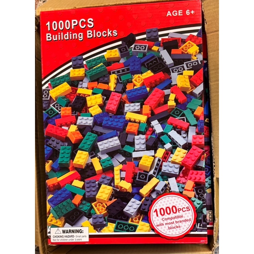 未拆封：1000PCS Building Blocks│1000片積木 │6歲以上適用 | 蝦皮購物