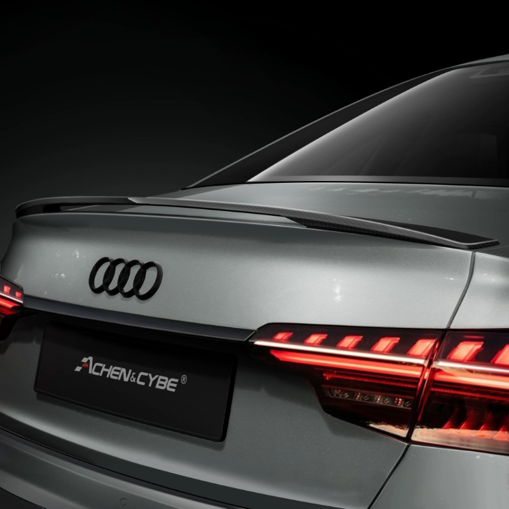 【SPY MOTOR】奧迪 A4 S4 B9.5 乾碳纖維尾翼 另有 前下巴 後下巴 | 蝦皮購物