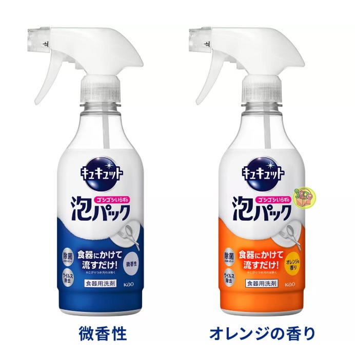 【JPGO】日本製 Kao花王 免刷洗 廚房食器洗劑 泡沫洗碗噴霧 430ml | 蝦皮購物