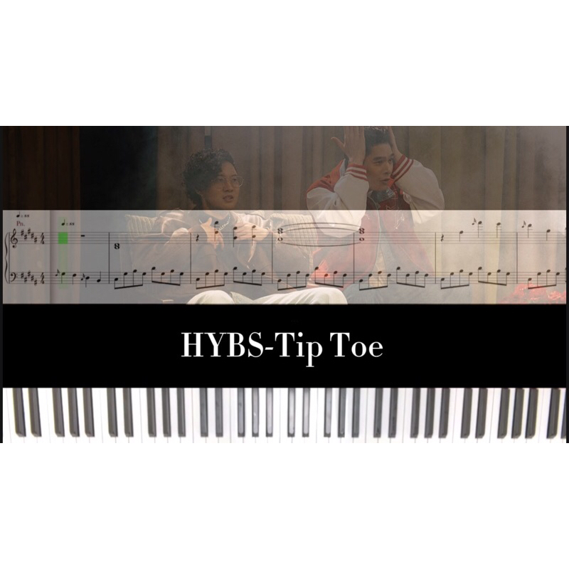 [鋼琴譜]HYBS-Tip Toe | 蝦皮購物