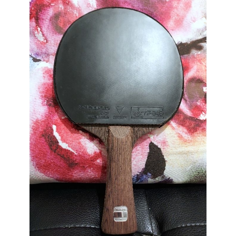 日版瑞典手工製 STIGA 傳奇7 紅豆木 七夾 桌球拍 含德皮（nittaku butterfly victas | 蝦皮購物