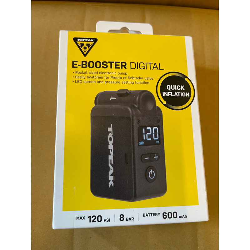 TOPEAK電動打氣機E-BOOSTER DIGITAL 數位打氣機/自行車/電動打氣筒 | 蝦皮購物