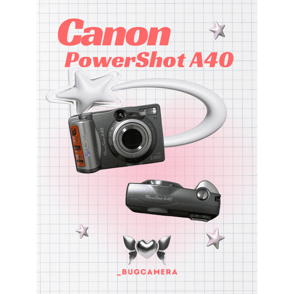 Canon PowerShot A40｜200萬像素｜3倍變焦｜二手相機 | 蝦皮購物