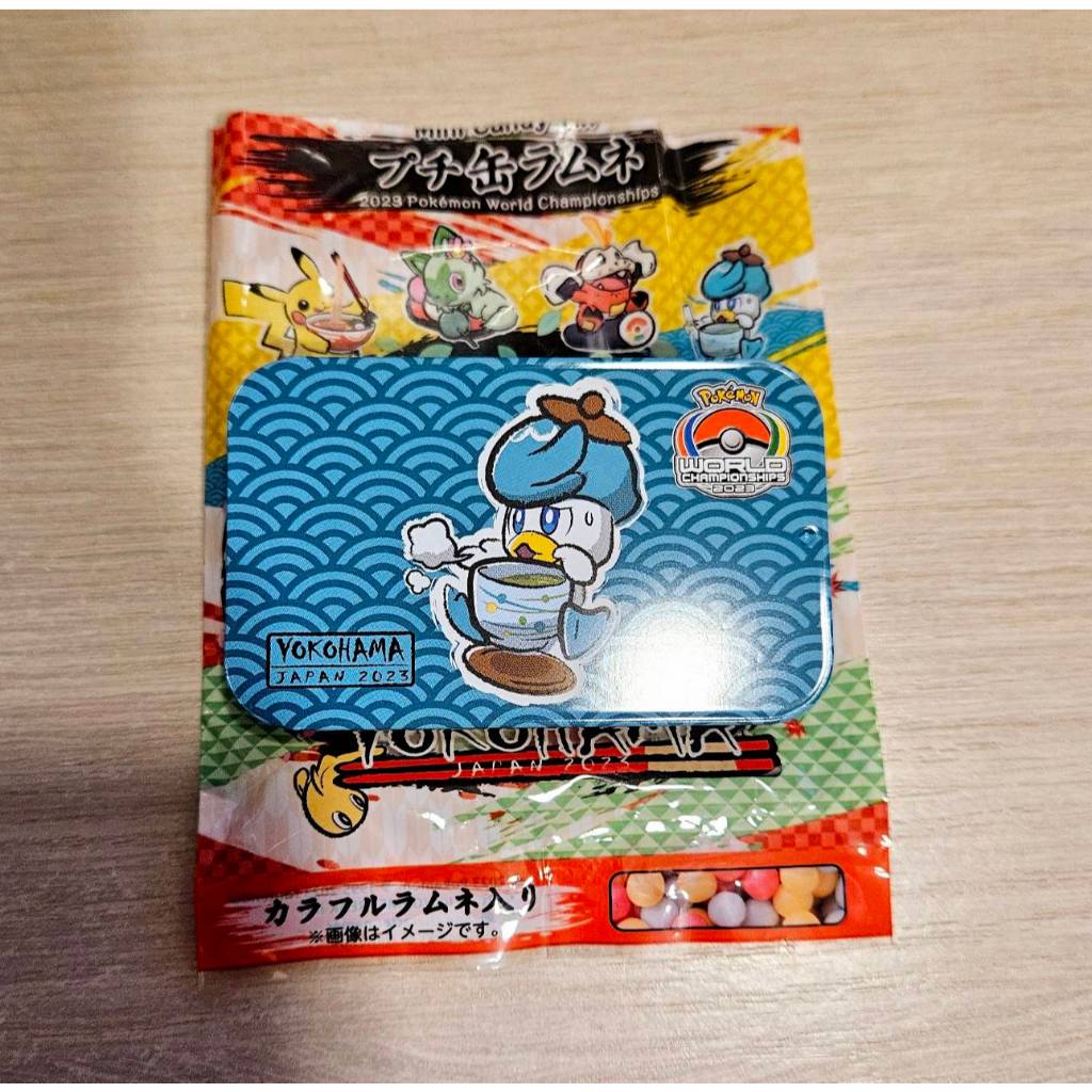 【現貨】寶可夢 PTCG WCS 2023 橫濱 鐵盒 糖果盒 潤水鴨 | 蝦皮購物