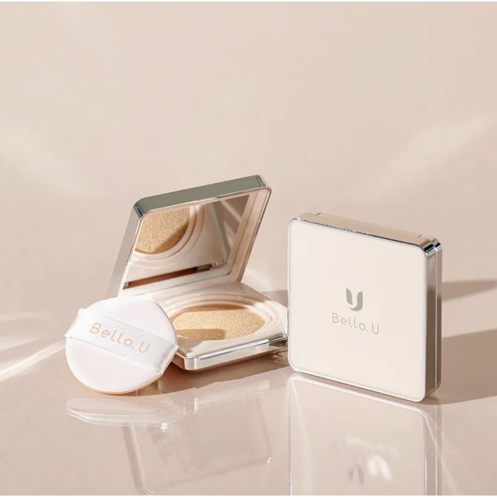 韓國Bello.U水潤光澤氣墊粉底12g+12g SPF50+ PA+++ 防曬氣墊 | 蝦皮購物