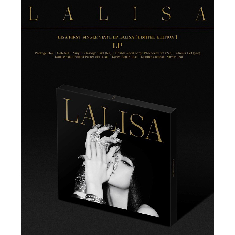 BLACKPINK LISA FIRST SINGLE VINYL LP LALISA 限量黑膠 | 蝦皮購物