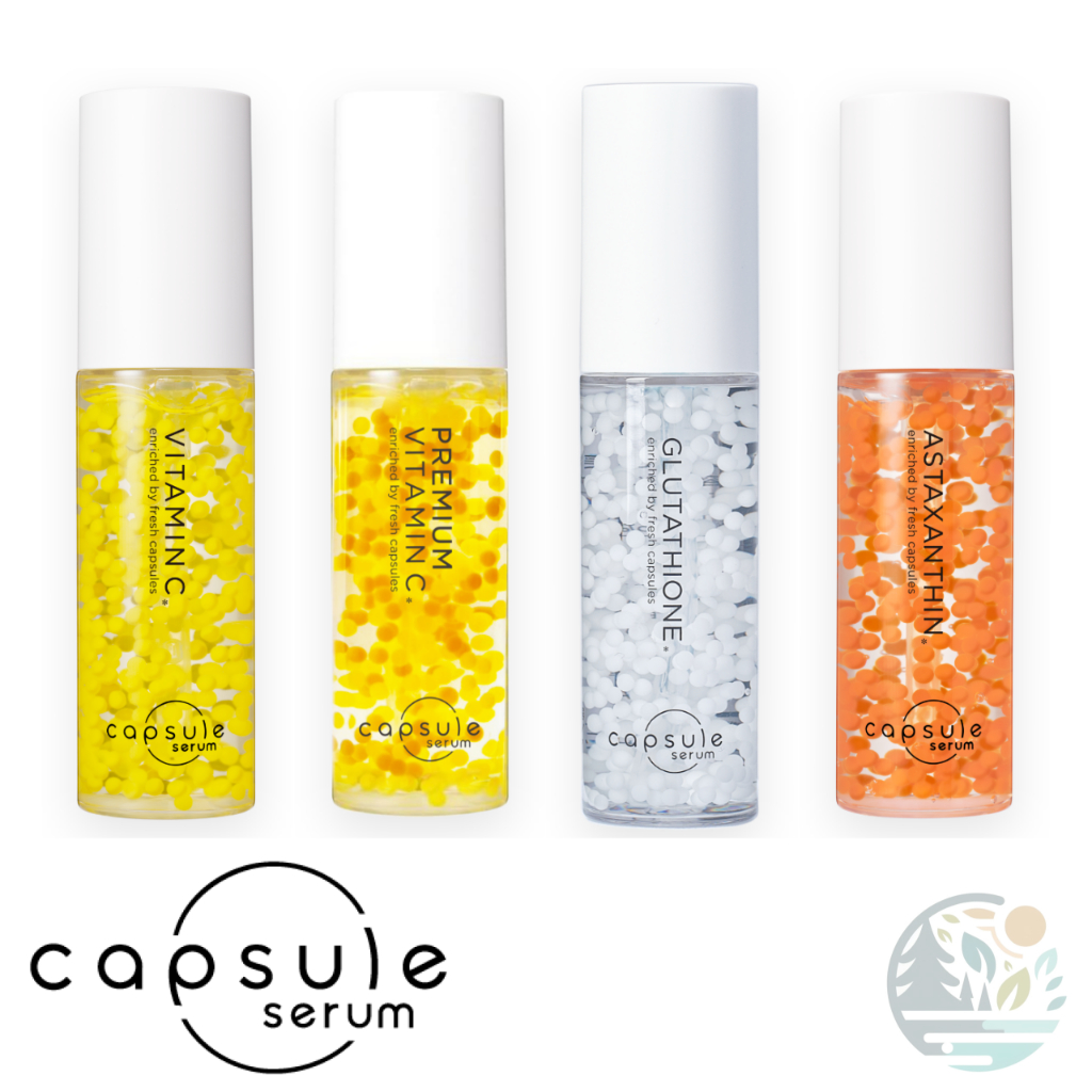 日本 capsule serum 美容精華液 30mL 維他命C / 高濃度維他命C / 谷胱甘肽 /蝦青素 VC | 蝦皮購物