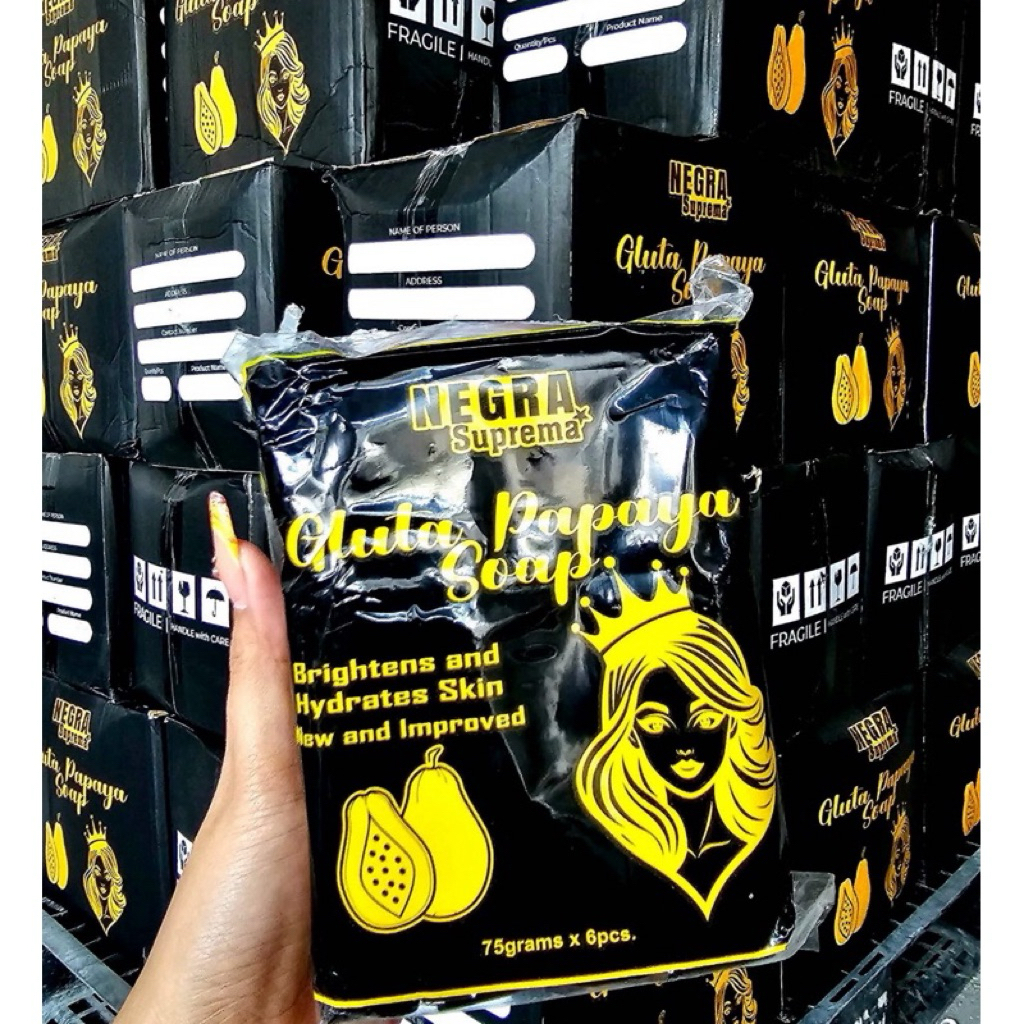 Negra Ultima Gluta Papaya Soap New Packaging (1pack 6bars) | 蝦皮購物