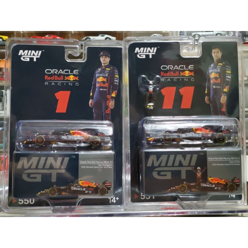 1/64 mini gt f1 red bull rb18 #550 #551『吊卡泡殼有損如圖』『兩台合售不拆賣』 | 蝦皮購物