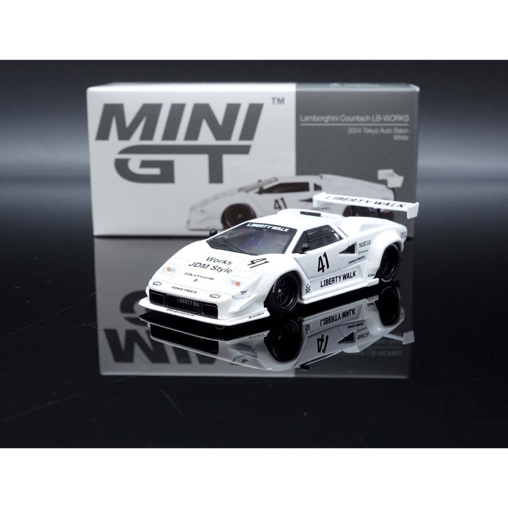 MASH 現貨特價 Mini GT 1/64 Lamborghini Countach LB-WORKS 左駕 #966 | 蝦皮購物