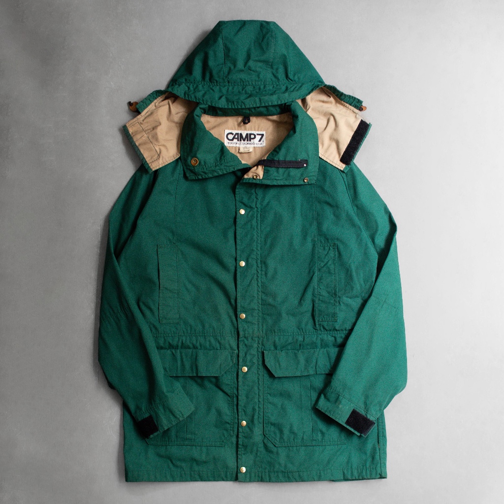 《白木11》 80S CAMP7 65/35 MOUNTAIN PARKA 美國製 草綠 登山 短大衣 外套 | 蝦皮購物