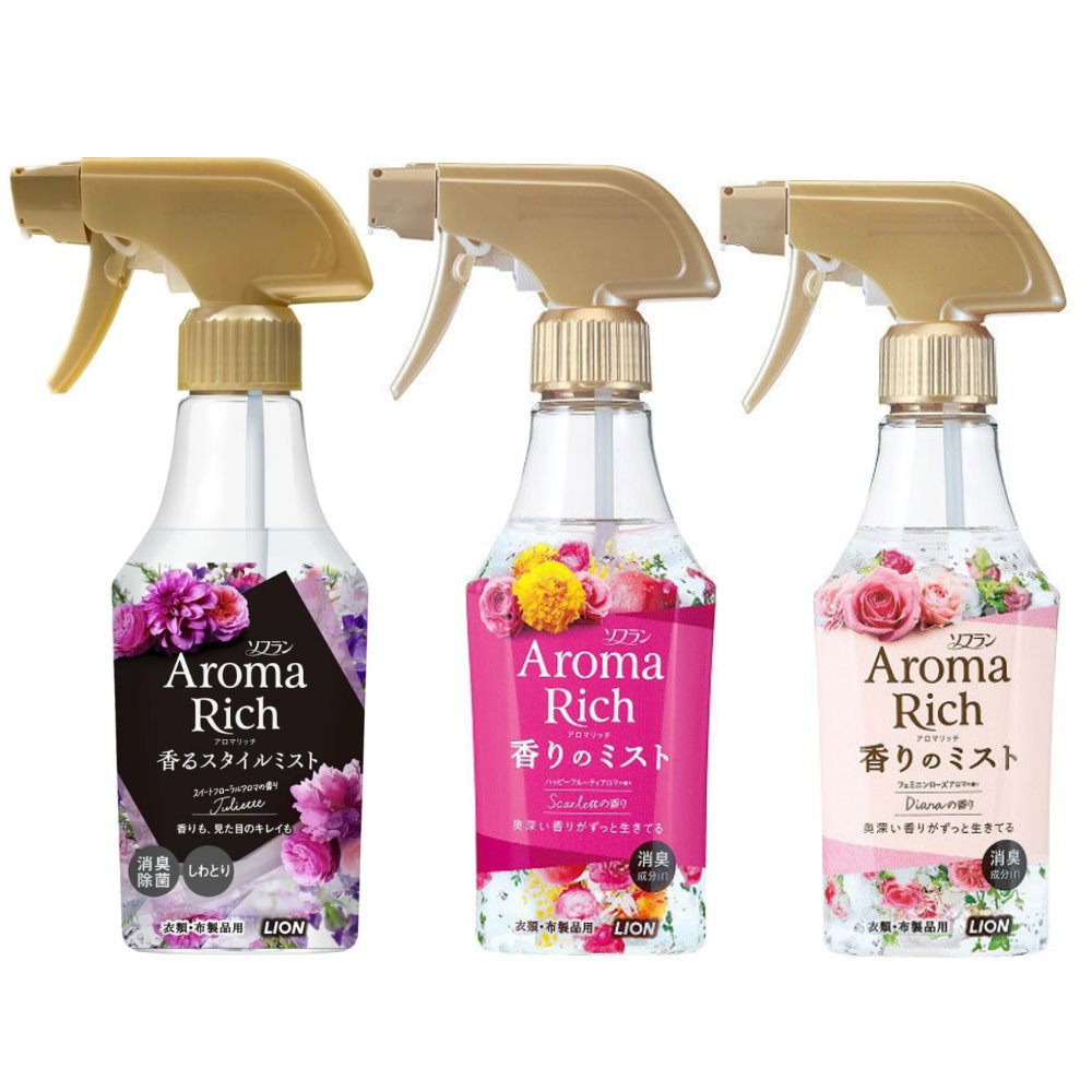 LION 獅王 Aroma Rich 衣物香氛 / 消臭噴霧 280ml 【樂購RAGO】 日本製 | 蝦皮購物