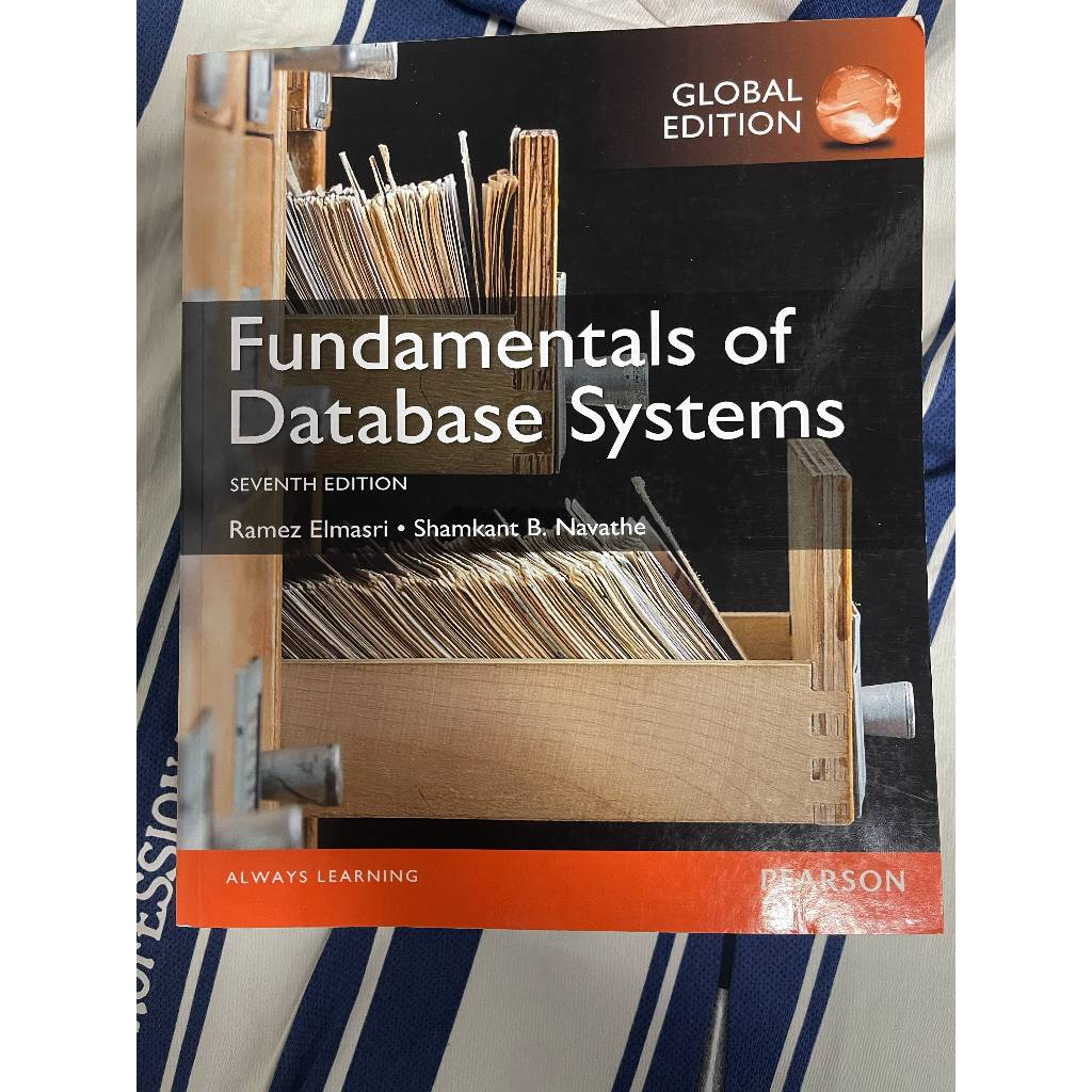 【二手 9 成新無筆跡】Fundamentals of Database Systems (7th Edition) | 蝦皮購物