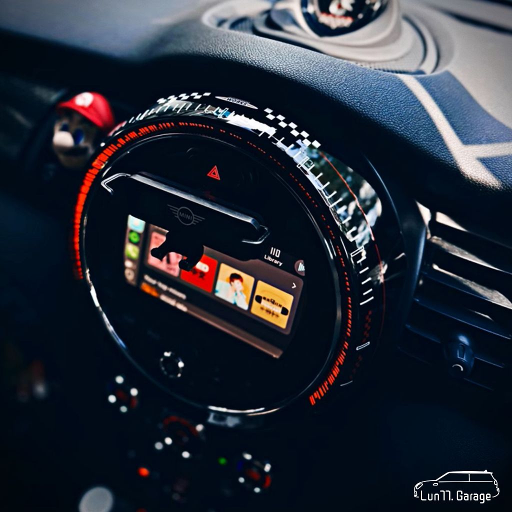 Lun77. 現貨 - MINI F56 F55 F54 F60 F57 JCW 流光樣式 螢幕外框 中控 螢幕裝飾框 | 蝦皮購物