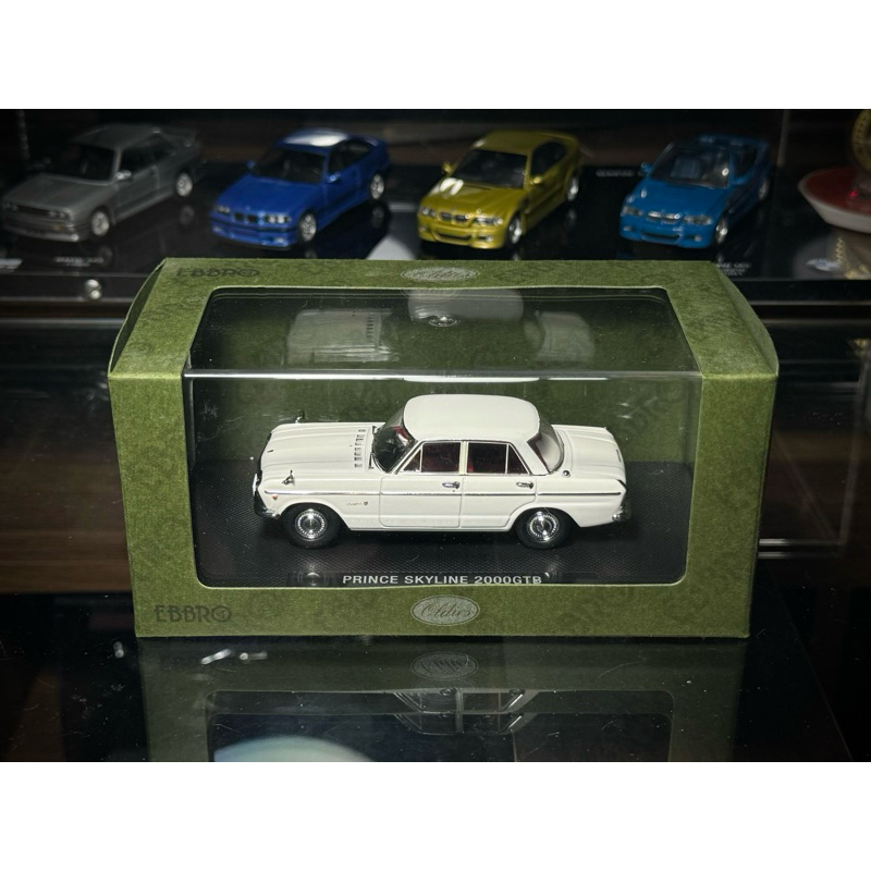 EBBRO 1/43 Nissan Prince Skyline 2000GTB 1966 white GTR GT-R | 蝦皮購物