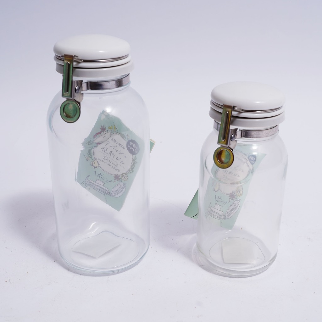 全新｜星硝 Cellarmate OnePush 日本製 彈跳式金屬扣片調味料罐 玻璃瓶 醬油罐 500ml/300ml | 蝦皮購物